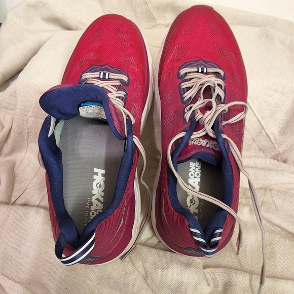 Hoka One One | Shoes | Hoka One One Red Running Shoes | Poshmark